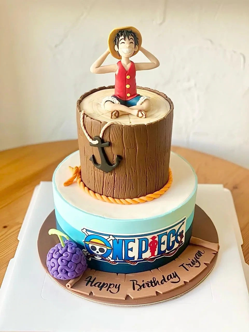 One Piece 2 Tier cake – Celebrating Life Bakery - Store